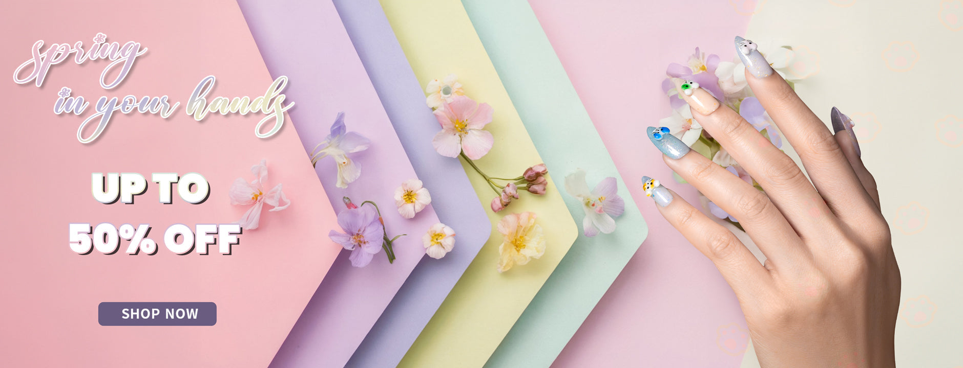 Spring Gel Polish TPO HEMA Free - Pastel Floral Fresh | RARJSM