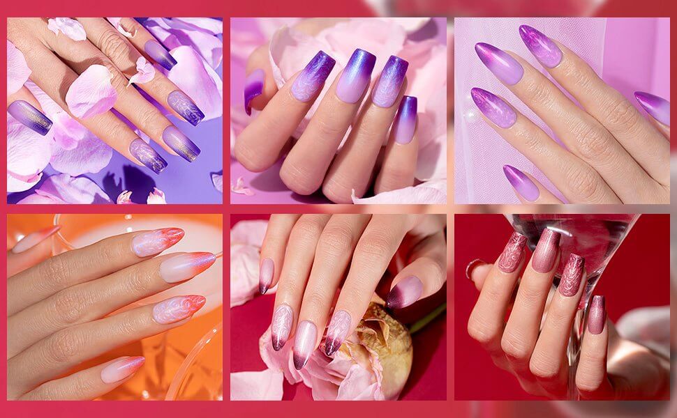 RARJSM Temperature Color Changing Gel Nail Polish | Autumn & Winter ...
