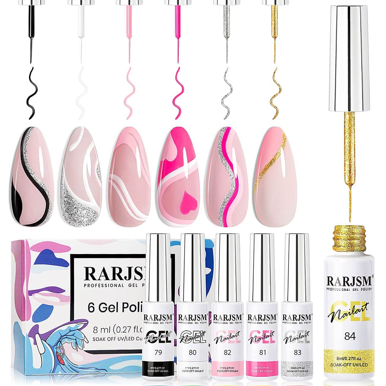 RARJSM Line Art Gel | Create Stunning Nail Art Designs